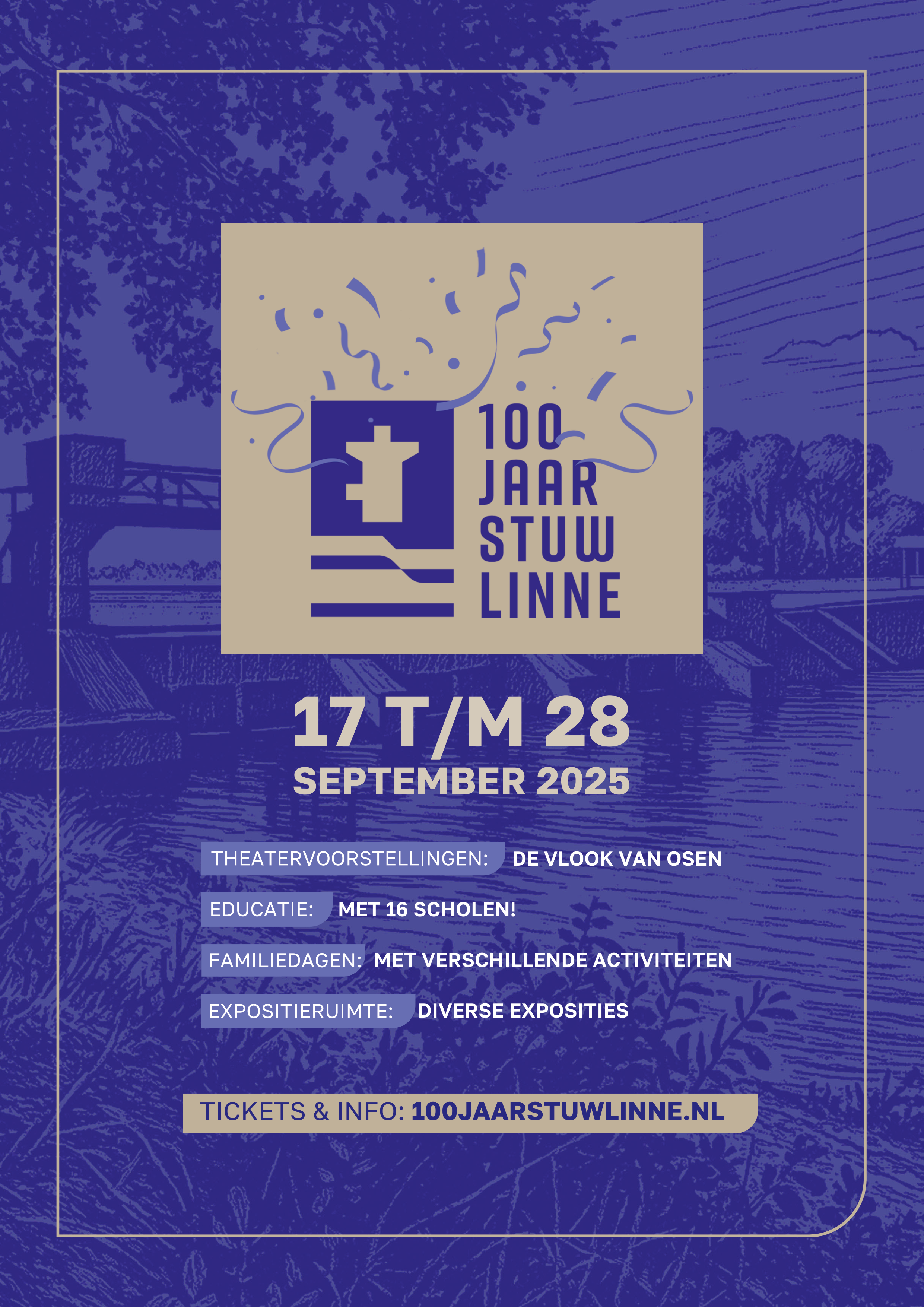 100 jaar Stuw Linne: een jubileum dat wordt gevierd met een ...